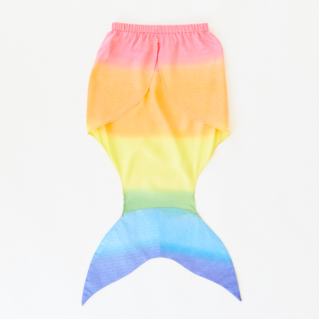 Rainbow Mermaid Tail Large Sarahs Silks