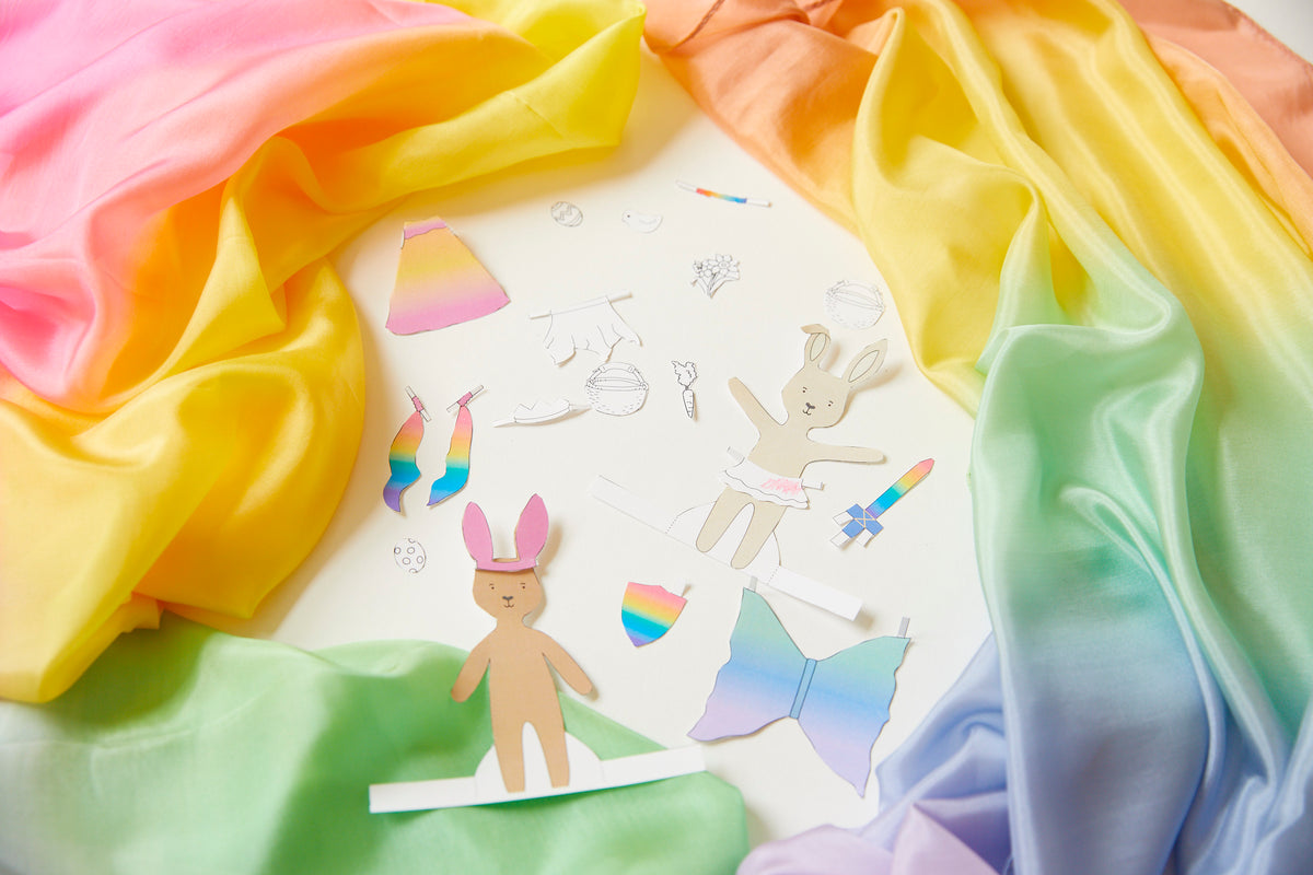 Printable Bunny Paper Dolls! – Sarah's Silks