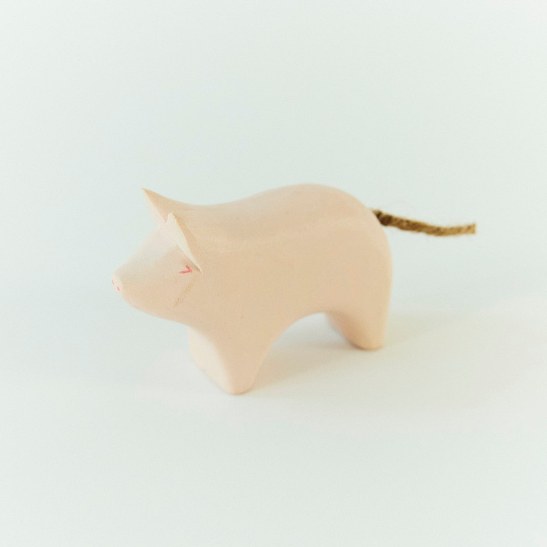 Wooden Pig – Sarah's Silks