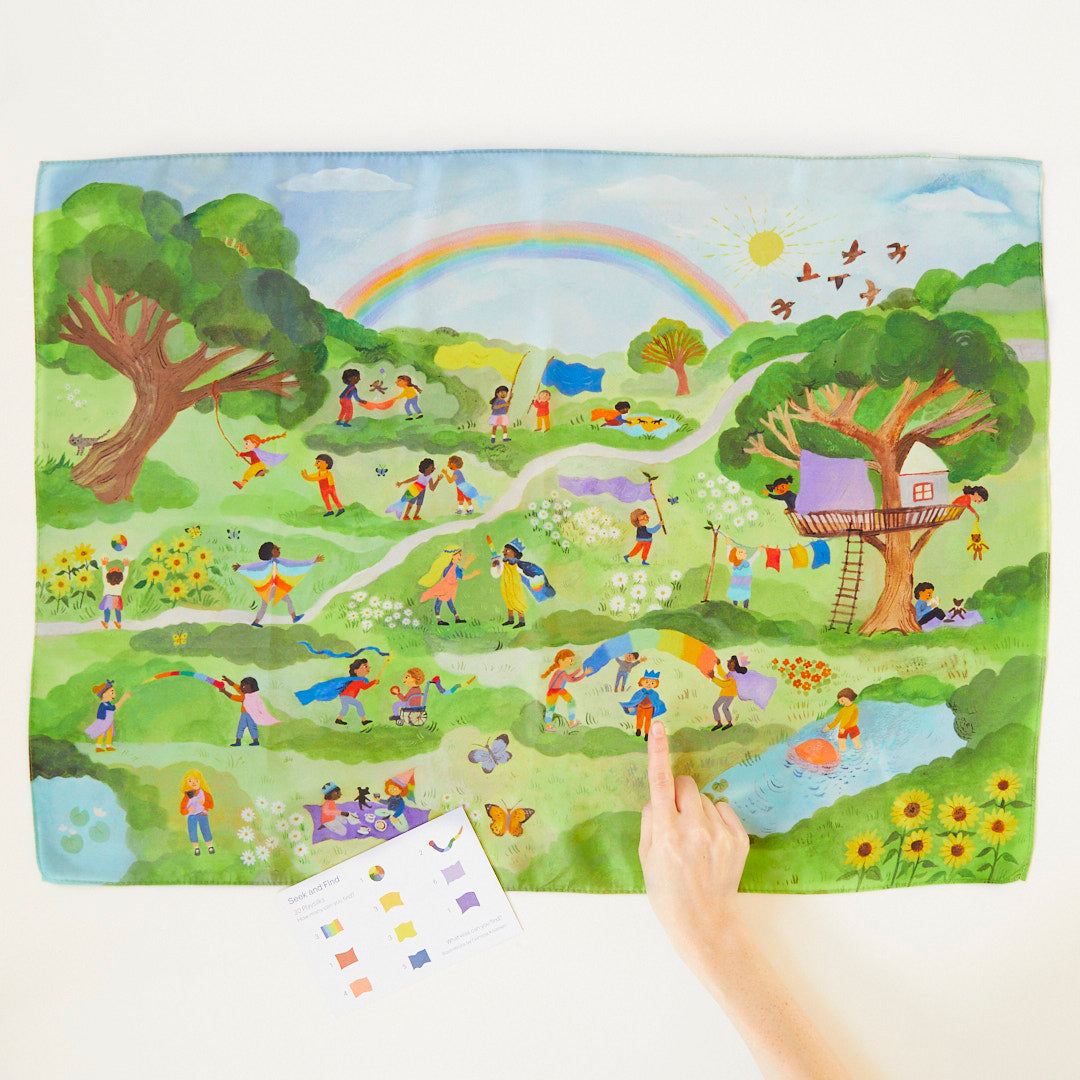 30 Ways to Play Seek & Find Playsilk – Sarah's Silks