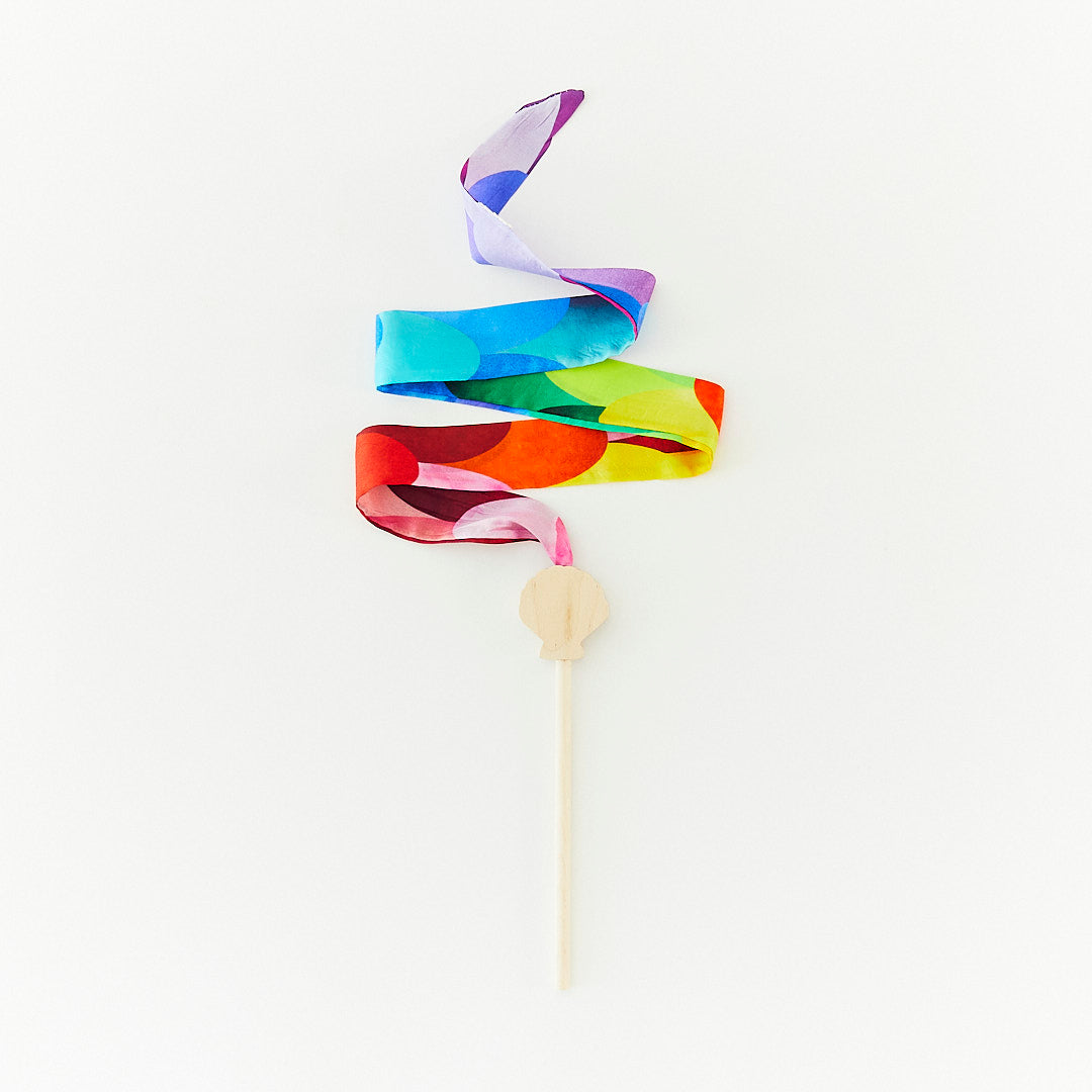 Mini Rainbow Shell Streamer – Sarah's Silks
