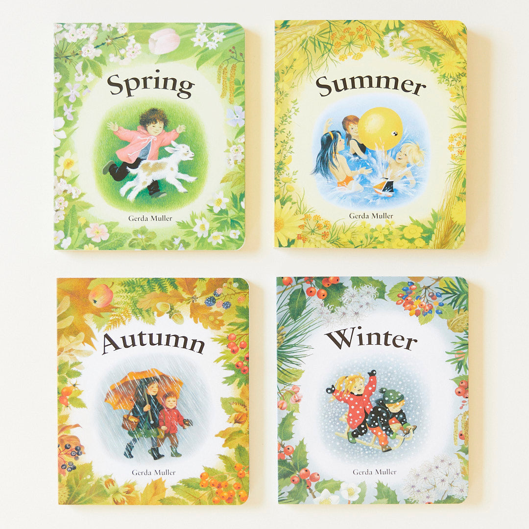 Set of 4 Seasonal Nature Table Books by Gerda Muller – Sarah's Silks